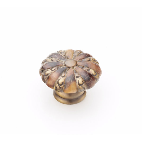 Schaub Symphony Tiger Penshell Cabinet Knob 1-3/8", Estate Dover | Wayfair